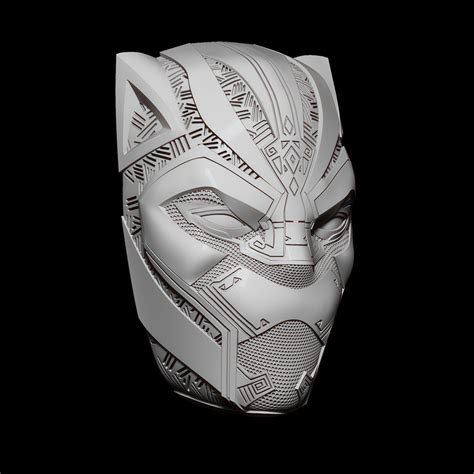 Black Panther Mask Printable Template