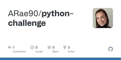 Github Arae90python Challenge