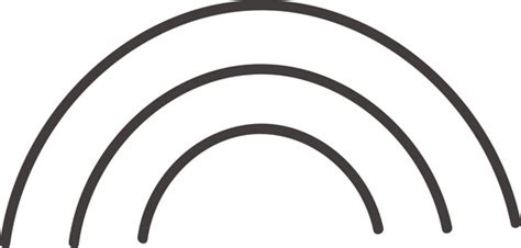 Abstract Arch Lines Royalty Free Vector Image Vectorstock