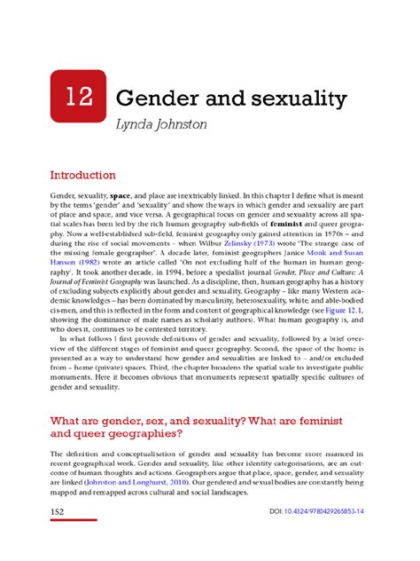 Chapter 12 Gender And Sexuality Pdf