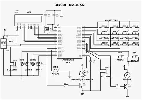 Electronics Microcontroller Projects Zone Based Home Security System