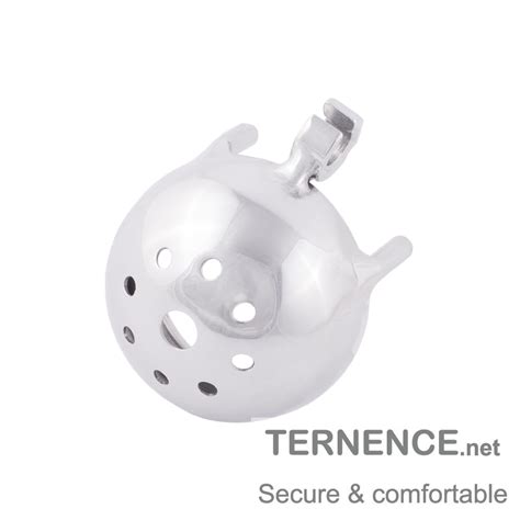 Ternence Penis Ring Virginity Lock Stainless Steel Chastity Cock Cage