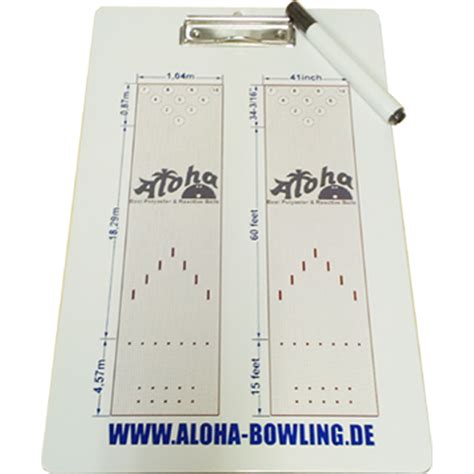 Coaching Board Aloha Bowling Products