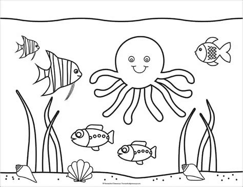 Free Printable Ocean Coloring Pages