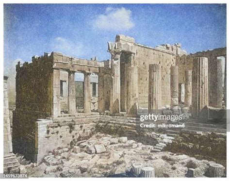 Propylaia Acropolis Of Athens Photos And Premium High Res Pictures