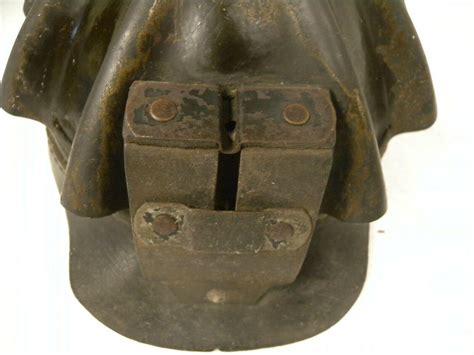 Antique Coal Mining Turtle Shell Hard Hat Wcarbide Light Nice
