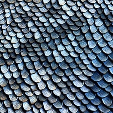A Close Up Of A Fish Scale Pattern On A Wall Generative Ai Premium Ai