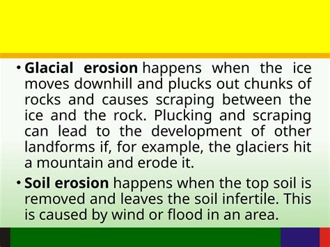 Geologic Process Occurring At The Surface Exogenicpptx
