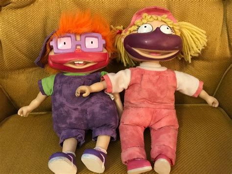 Nickelodeon Rugrats Popsicle Angelica Pickles And Chuckle Dolls Vintage Mattel 2049039863