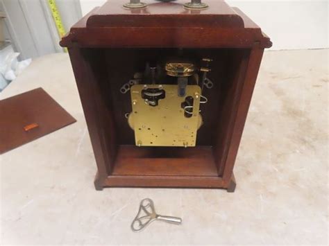 Franz Hermie Model 150 080 Mantle Clock With Key