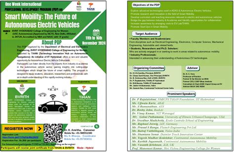 One Week International Professional Development Program Pdp On “smart