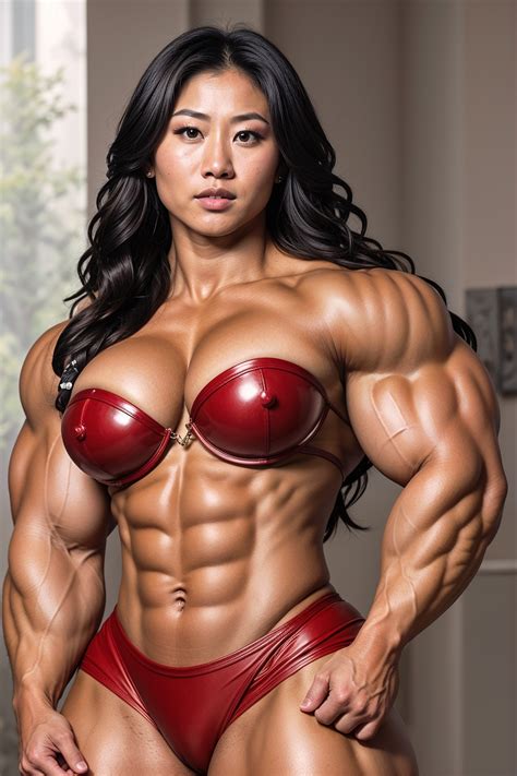 Asian Female Bodybuilder Bikini By Milkywayant1 On Deviantart