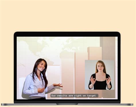 Interpreted Video Services Sign Language Interpreter His Sign