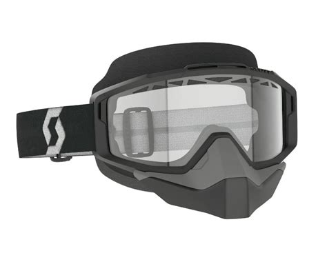 Scott Goggle Split Otg Snow Cross Blackwhite Clear Pienkonepiste