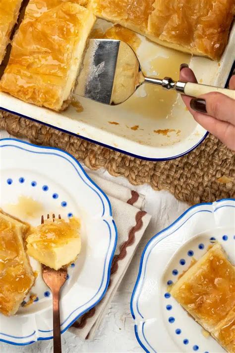 Skinnymediterranean Galaktoboureko Greek Custard Slice Skinnymixers