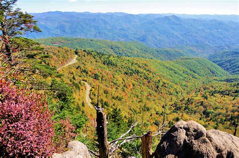 Waterrock Knob On Blue Ridge Parkway North Carolina