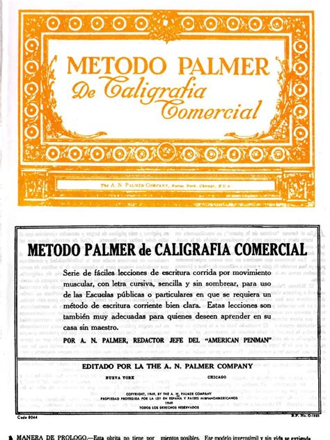 Metodo Palmer De Caligrafia Comercialpdf