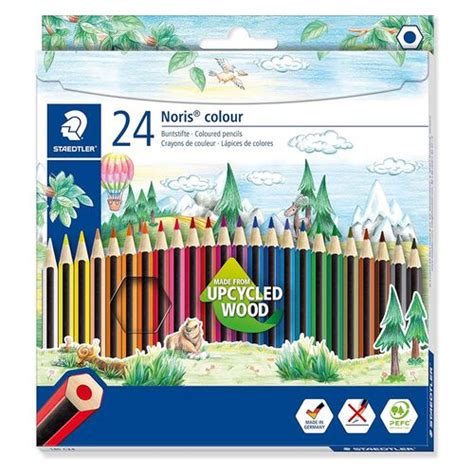 Staedtler Noris Club Coloured Pencils Assorted 24 Pack Impact