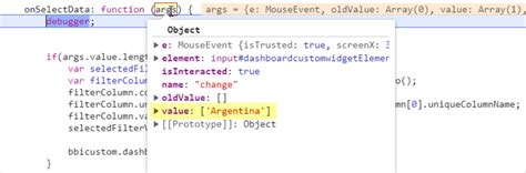 How To Get The Selected Values In The Multi Combo Box Custom Widget And