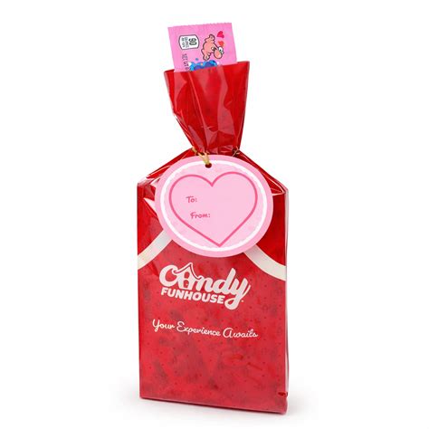 Valentines Day Candy Gram Loot Bag Candy Funhouse Candy Funhouse Ca