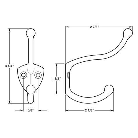 Solid Brass Coat And Hat Hooks Collection Solid Brass Coat And Hat Hook