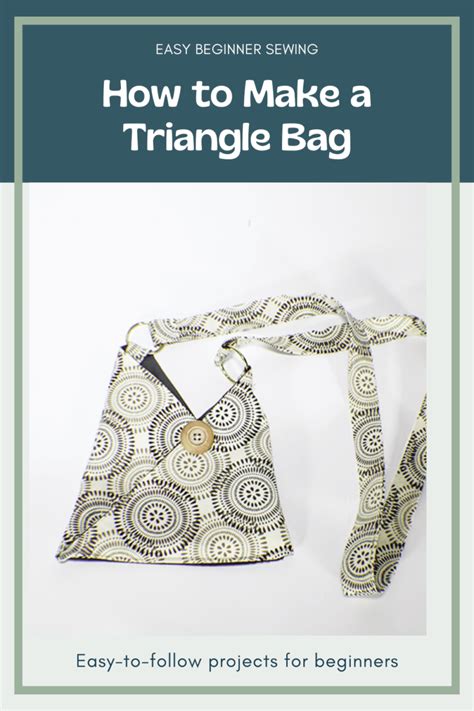 How To Make A Triangle Bag Sew Very Crafty
