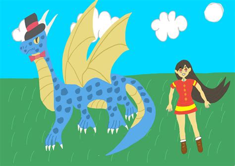 A Girl And Her Dragon By Xendious On Deviantart