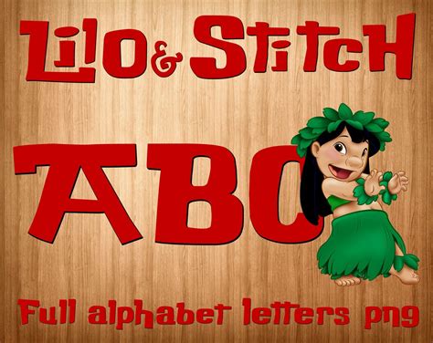 Lilo And Stitch Letters Artofit