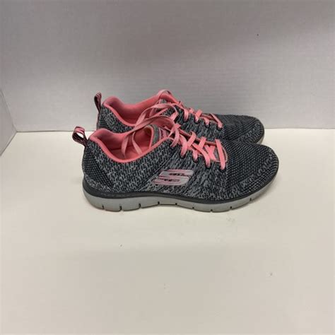 Skecher Skech Appeal 20 High Energy Trainers 81655 Ccl Grey Pink