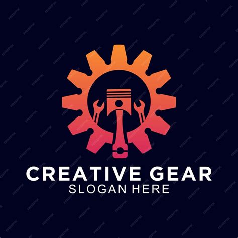 Premium Vector Gear Logo Design Vector Template Creative Gear