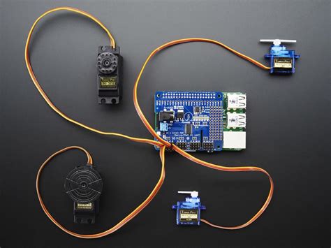 adafruit 16 canali pwm servo hat per raspberry pi mini kit