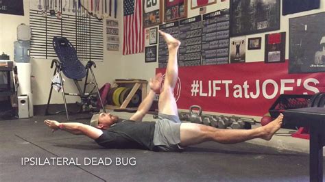 Ipsilateral Dead Bug Youtube