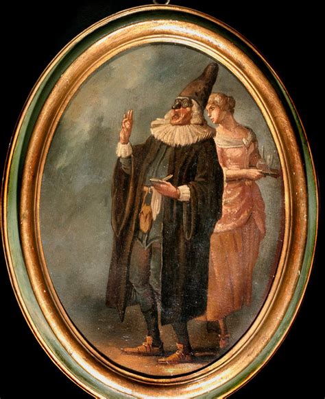 Commedia Dellarte Representación Del Personaje Del Doctor Balanzone