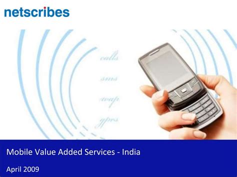 Mobile Value Added Services India Sample Ppt