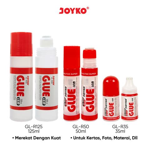 Liquid Glue Lem Kertas Cair Joyko Gl R35 ~ R125 Lazada Indonesia