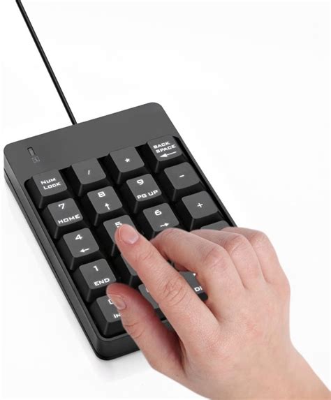 USB Numeric Keypad Jelly Comb Key Wired Mini Number Keyboard For Laptop Desktop Computer PC