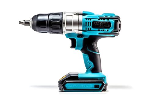 Premium Ai Image A Blue And Black Drill