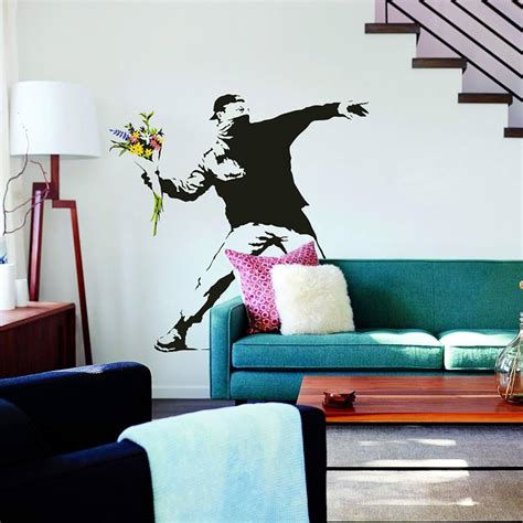 Love Is In The Air Eb Store Flower Thrower Banksy