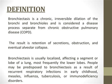 Bronchiectesis For Nurses Easy Explanation Pdf Lung And Respiratory Health Diseases And