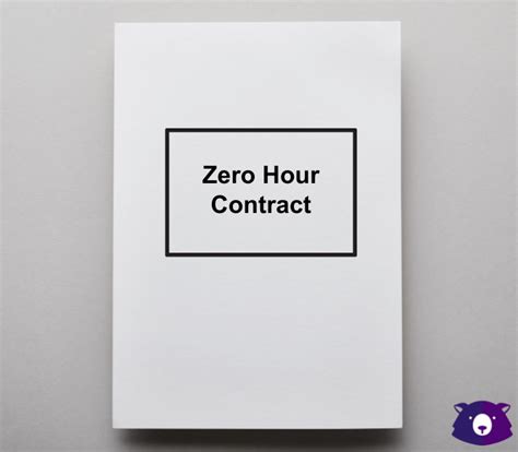 Template Zero Hour Contract Bear Hr