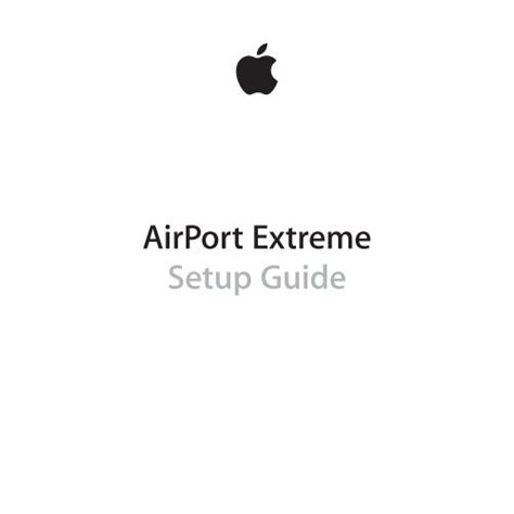 Apple Airport Extreme 80211ac Setup Guide Airport Extreme 80211ac