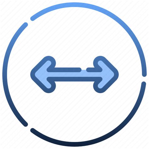 double arrow resize direction arrows multimedia option icon