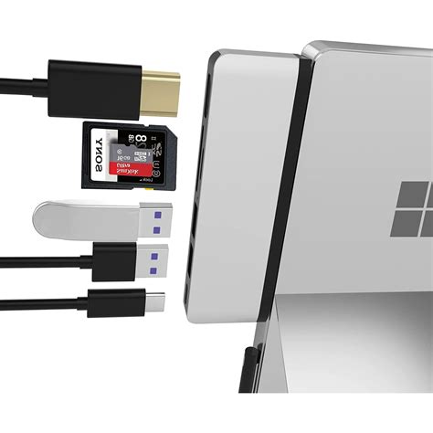 Hub Adapter Surface Pro 7 2019 Hez Dokkoló állomás Hdmi 4k Val Usb C