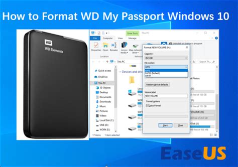 How To Format Wd My Passport Windows 10 2025 Full Guide