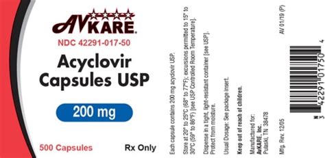 Acyclovir By Avkare Acyclovir Capsule