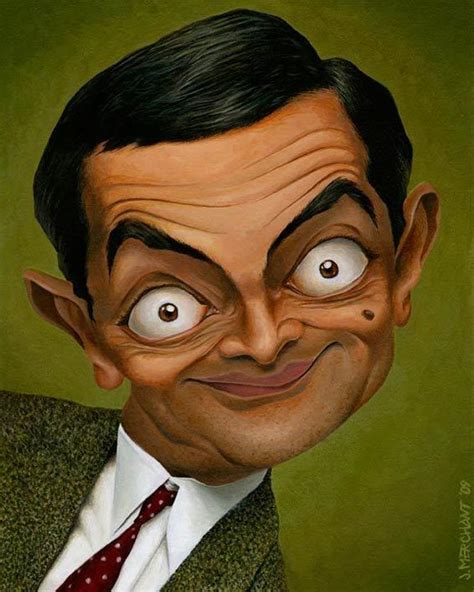 Mister Bean Funny Face Drawings Caricature Funny Caricatures