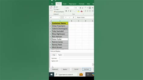 How To Remove First Name From The Data In Excel Exceltech Exceltips Shorts Spreadsheets