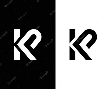 Premium Vector Modern Kp Letter Logo Design Templates
