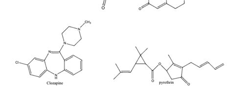 Solved Ch Ci Clozapine Pyrethrin