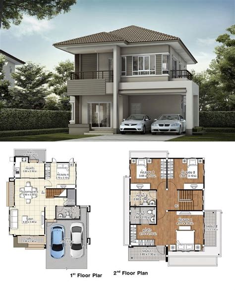2 Storey Floor Plan